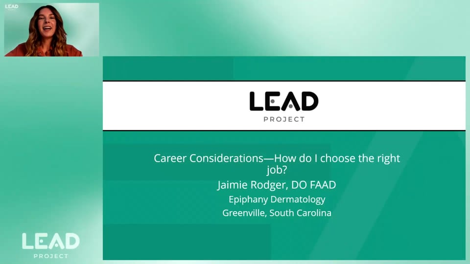 Career Considerations - How Do I Choose the Right Job? - Project LEAD